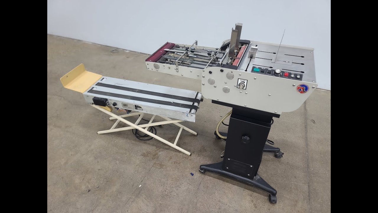 Astro AMC-2000 Envelope Feeder w Delivery Conveyor - YouTube