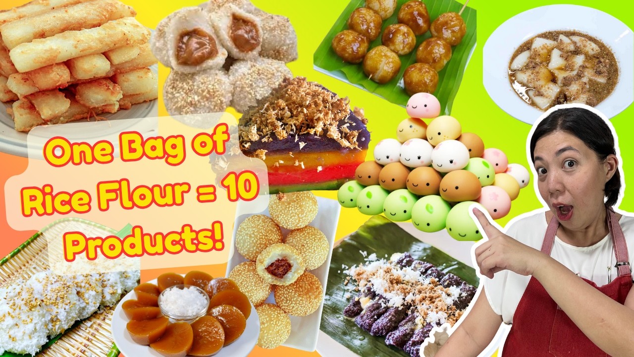 Glutinous Rice Flour Recipe Pang Negosyo - YouTube