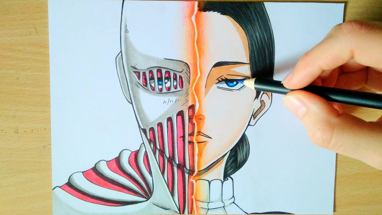 Drawing the Warhammer Titan/Lara Tybur | Attack on Titan (season 4 ...