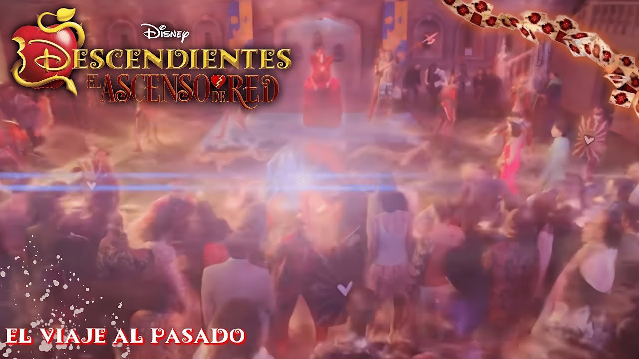 Descendientes: El Ascenso De Red | Red Y Chloe Viajan Al Pasado ( Clip ...