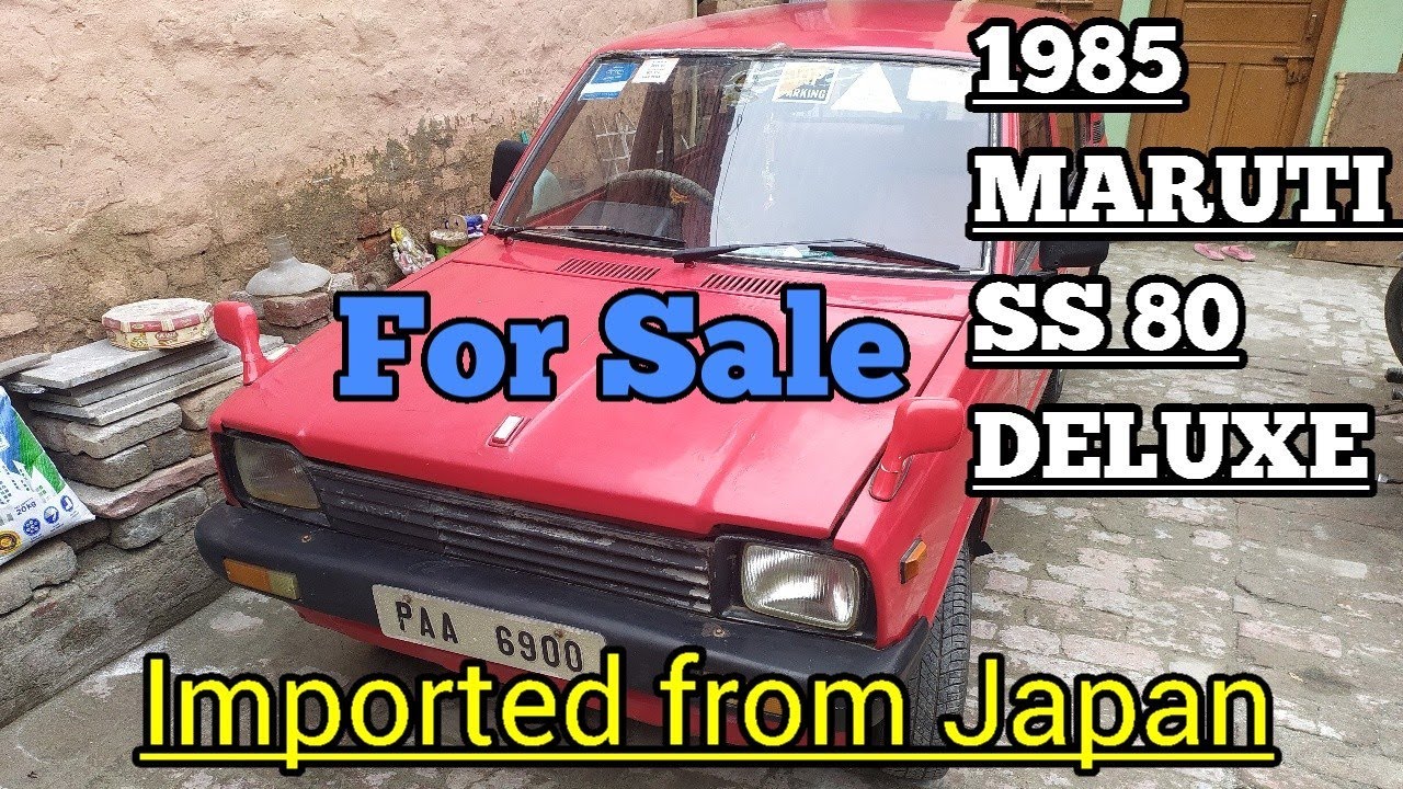 The Iconic 1985 Maruti 800 SS80 Deluxe model - YouTube