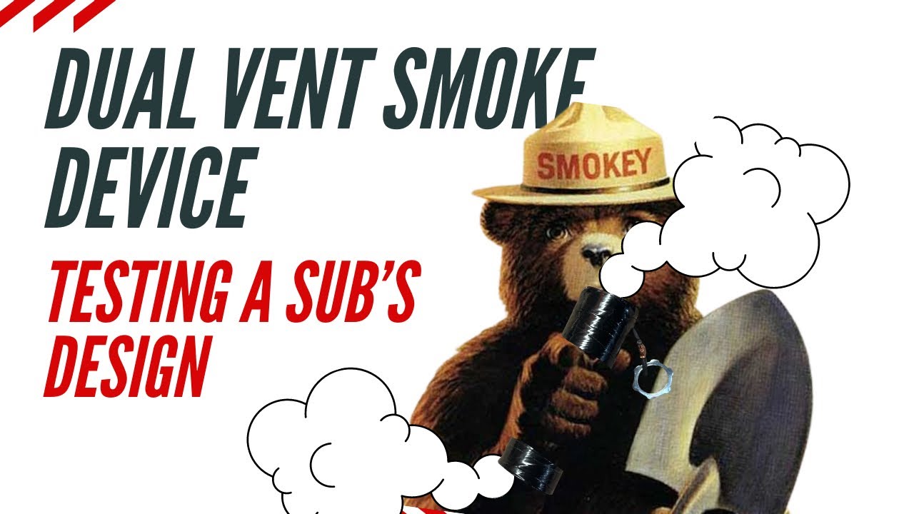Dual-Vent Smoke Grenade Experiment - YouTube