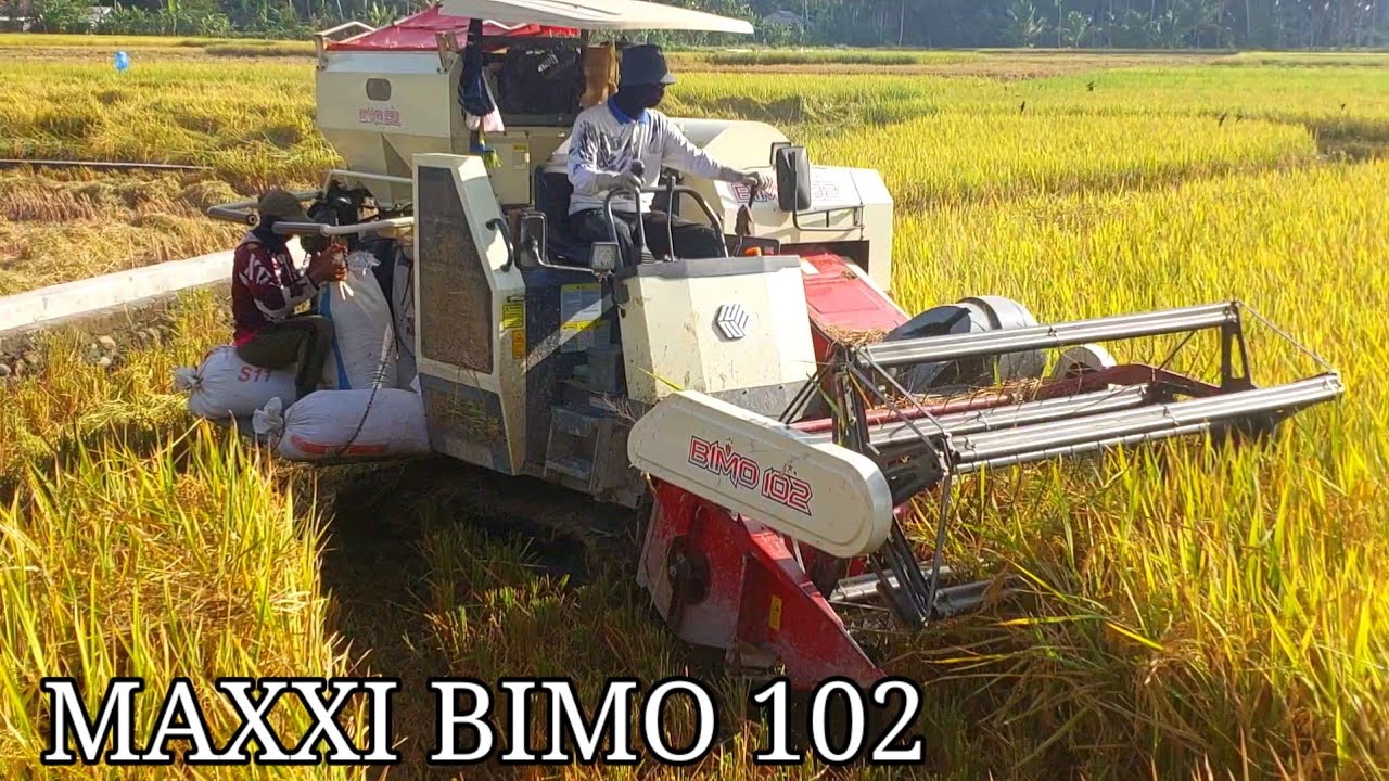 Tak Diragukan Lagi..!! Harvester MAXXI BIMO 102 Memang Ahli di Segala ...