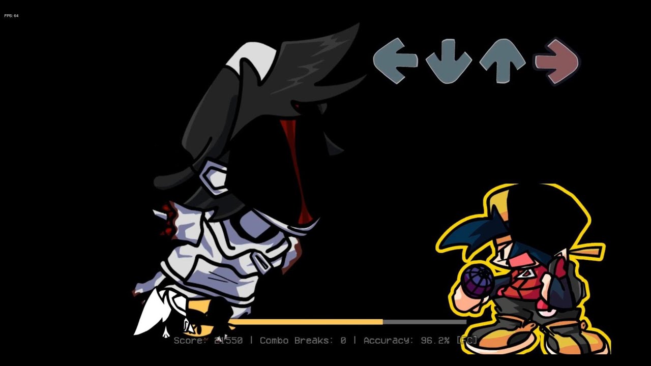 monochrome but Gold and Blake sings it! #fnf #creepypasta #monochrome ...