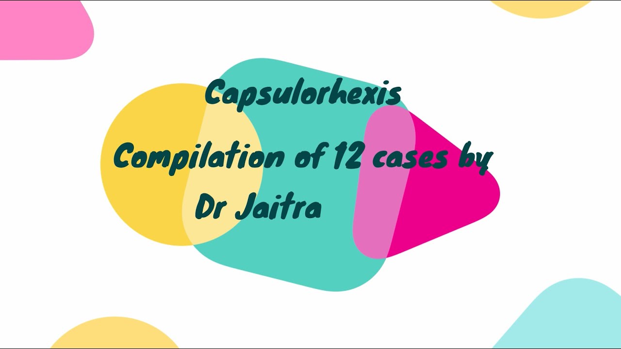 Capsulorhexis using cystitome needle with Visco Syringe compilation of ...