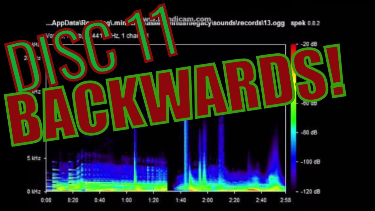Analyzing Minecraft Music Disc 11 In Reverse - YouTube