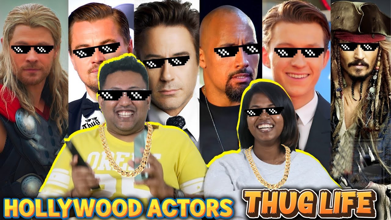 Hollywood Actors THUG LIFE😂 | Ramstk Family@thambipovoma - YouTube
