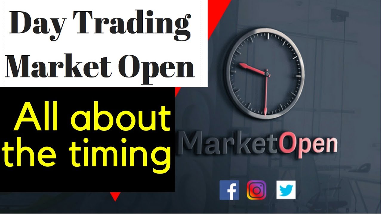 Day Trading Market Open - Day Trading is all about the timing - YouTube