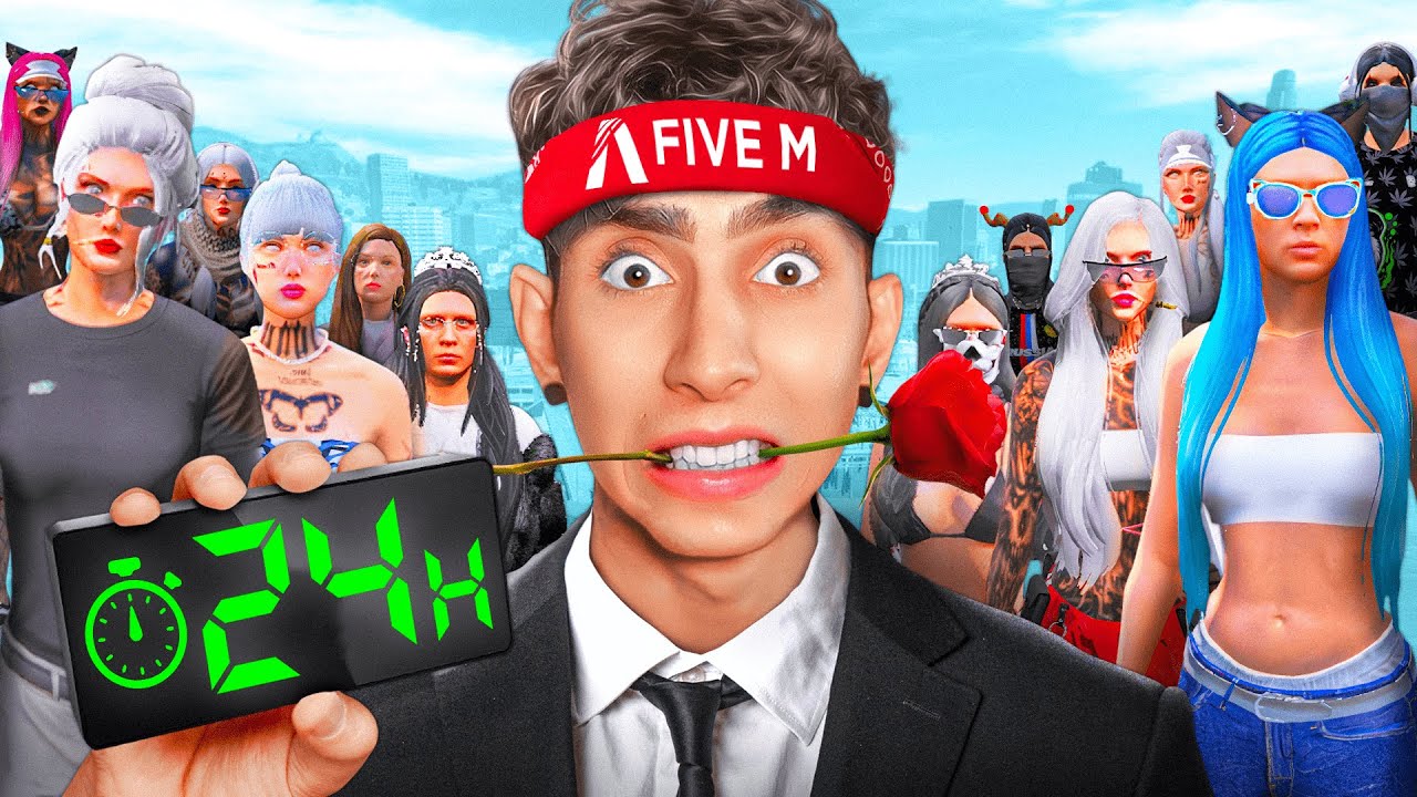 24 Horas Para Arrumar Uma Namorada No Gta Rp Youtube