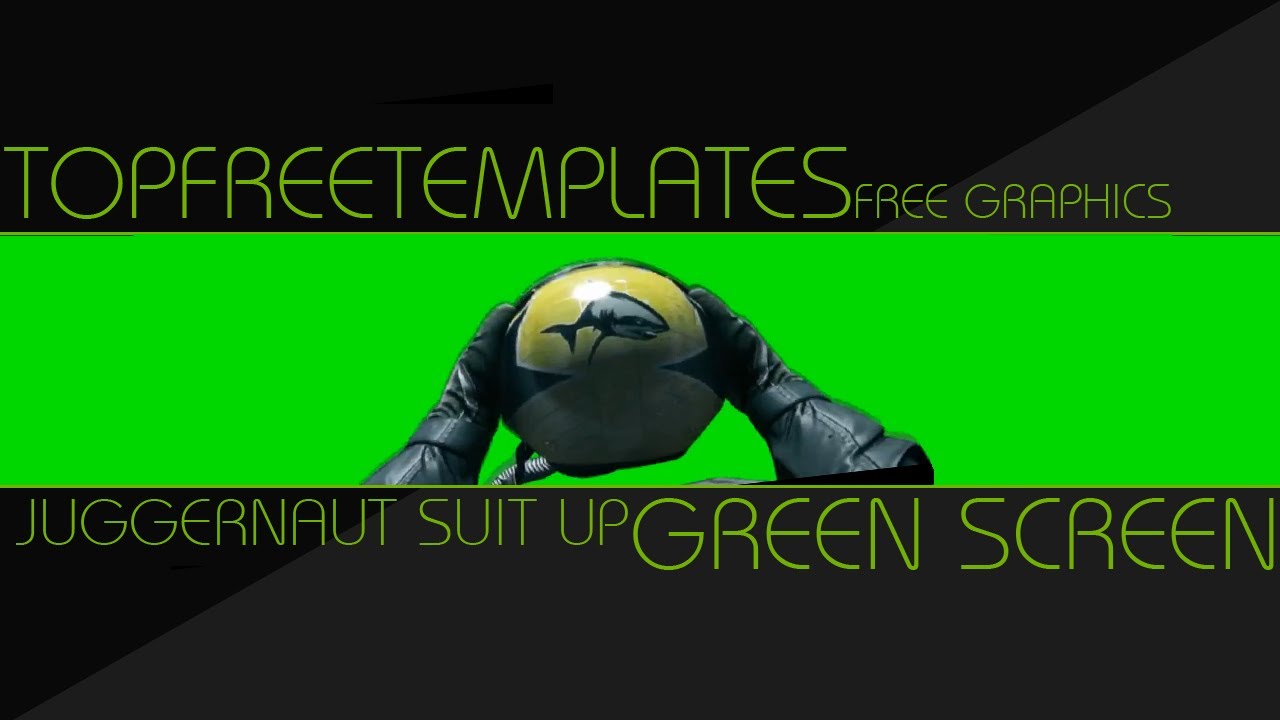 FREE Green Screen Overlay #10 - Juggernaut Suit Up - YouTube