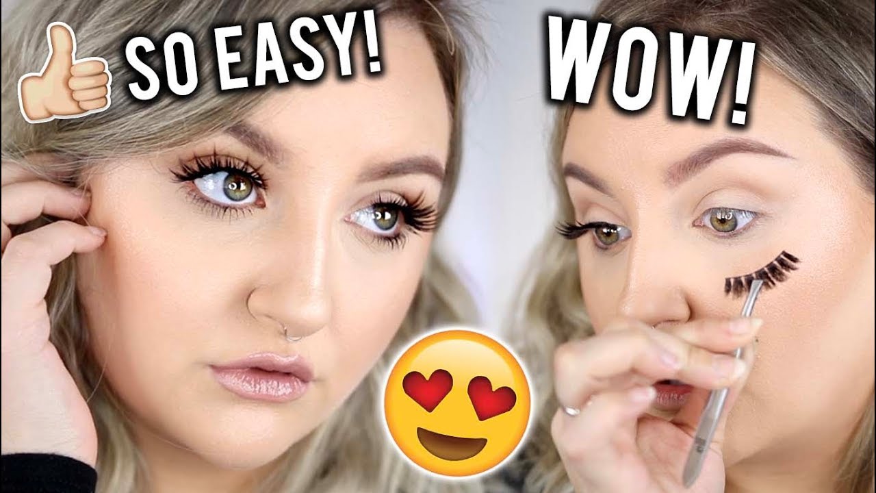 SO EASY! | HOW TO APPLY FALSE EYELASHES | EVERYTHING YOU NEED TO KNOW ...