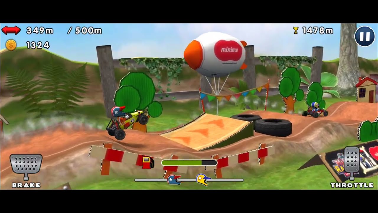 Mini Racing Adventures gameplay|battle mode|android gaming - YouTube