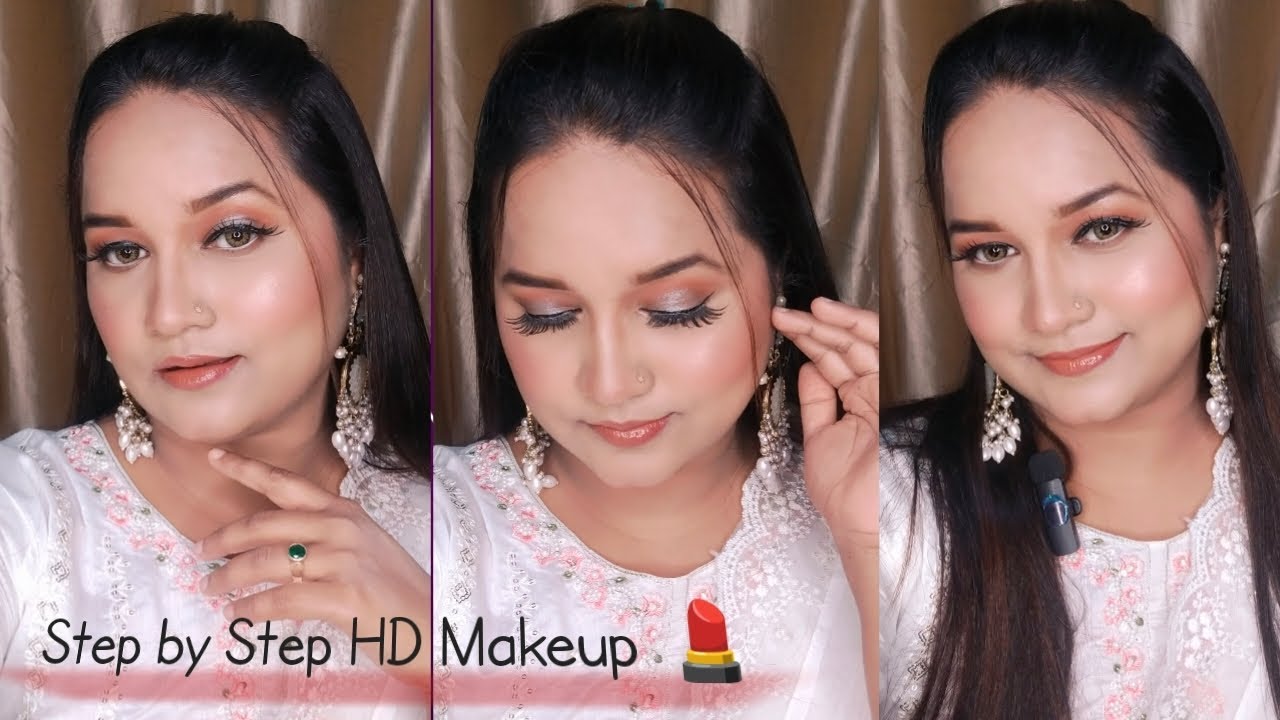 Step by Step HD Party Makeup Look 💄#viral #trending #makeuptutorial # ...