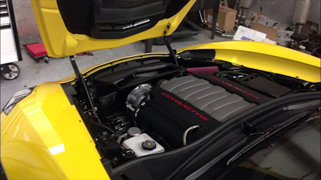 procharged c7 stingray corvette - YouTube
