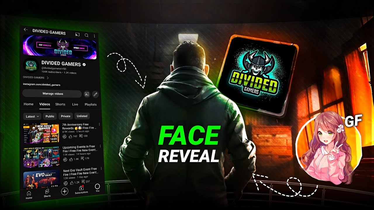 Finally Face Reveal of Divided Gamers 🤯 !!! - YouTube