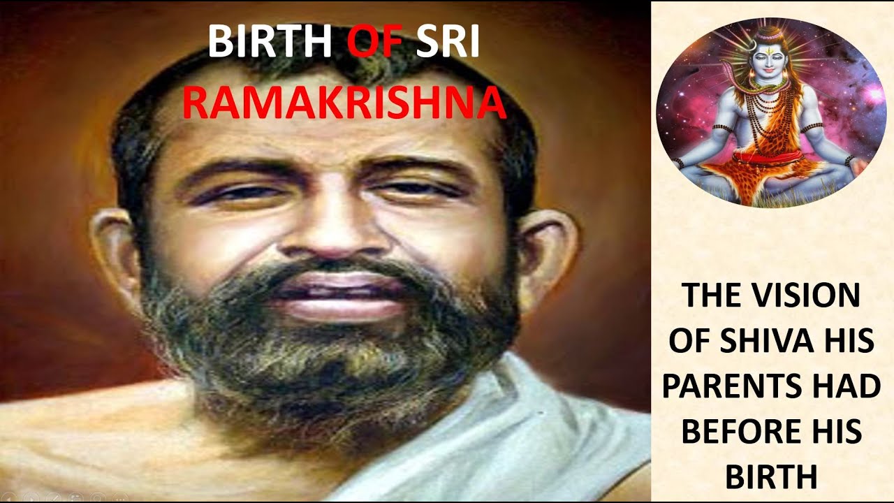 Birth Of Sri Ramakrishna | Reincarnation of Shiva and Vishnu ...