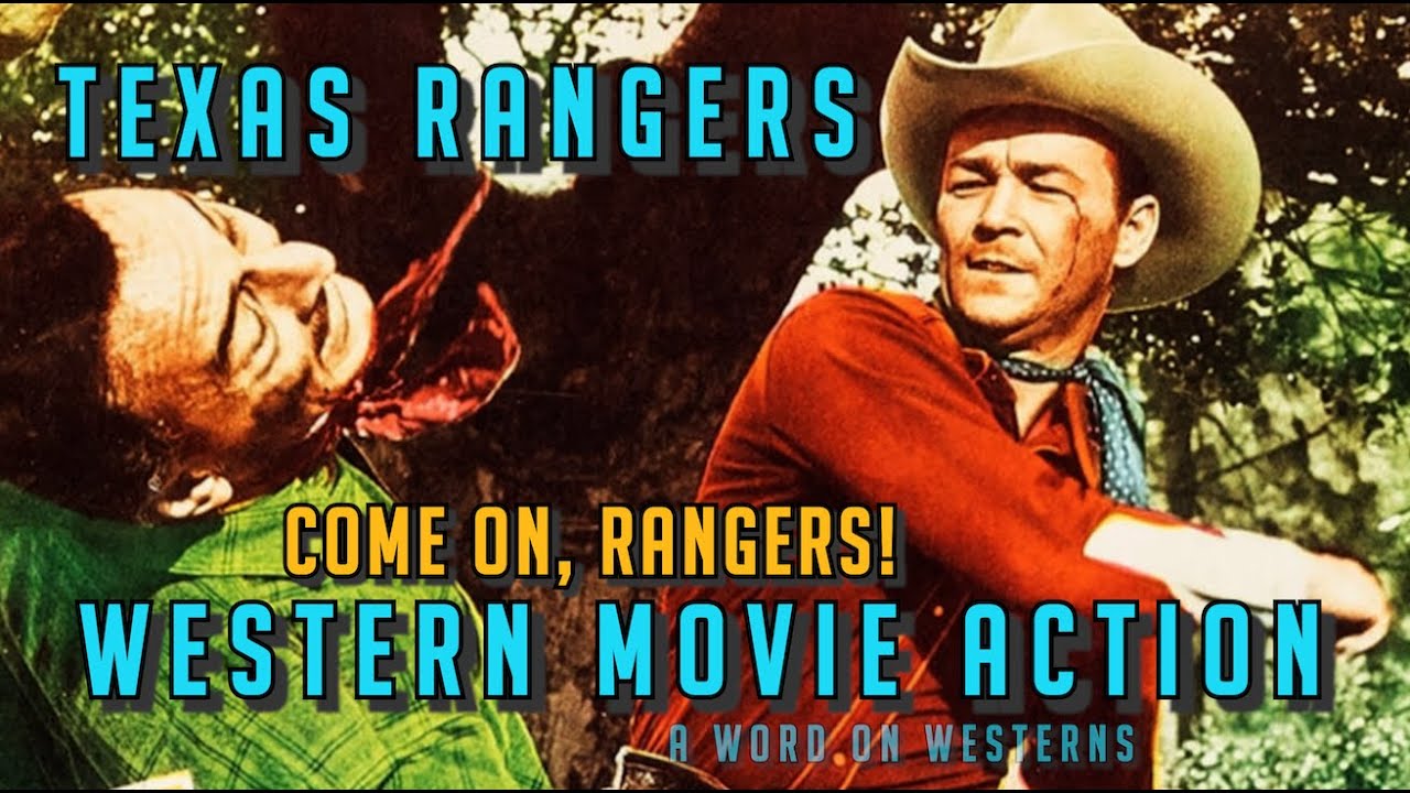 Texas Rangers! Western Movie Action! Roy Rogers! Raymond Hatton! COME ...