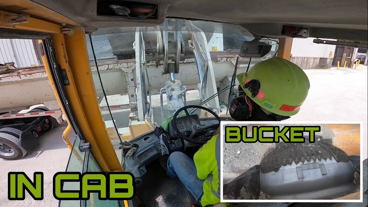 Wheel loader in cab/ bucket view | kenworth LOUD JAKES - YouTube