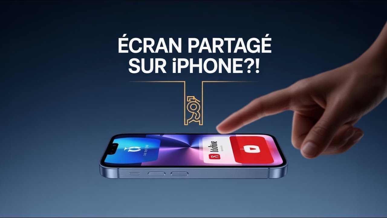 Découvrez le secret : la fonction écran partagé sur iPhone ! - YouTube