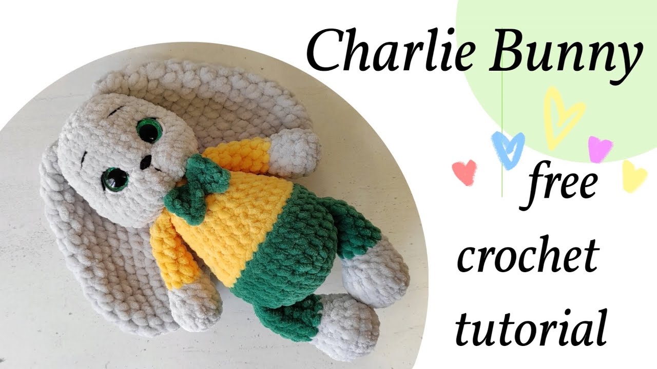 How to crochet a rabbit, crochet bunny easy tutorial, crochet hare ...