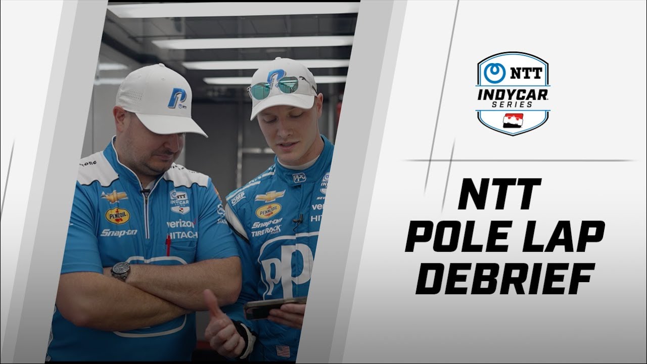 Josef Newgarden breaks down pole-winning lap at St. Pete | NTT Pole Lap ...