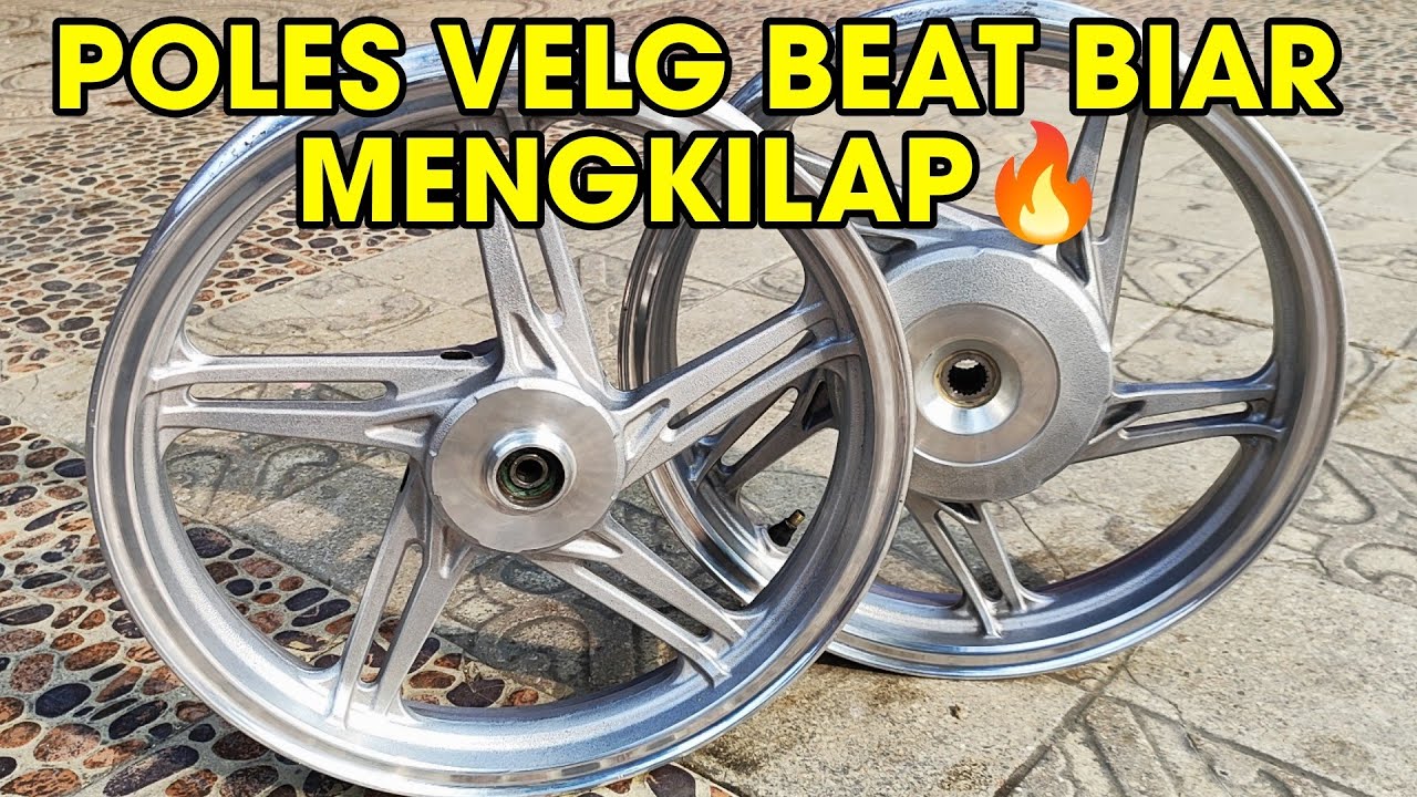 POLES VELG SETELAH CAT NYA DI REMOVER || POLES VELG BIAR MENGKILAP ...