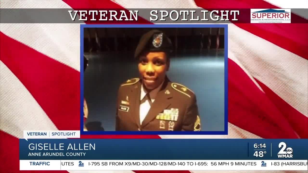 Veteran Spotlight: Giselle Allen of Anne Arundel County - YouTube