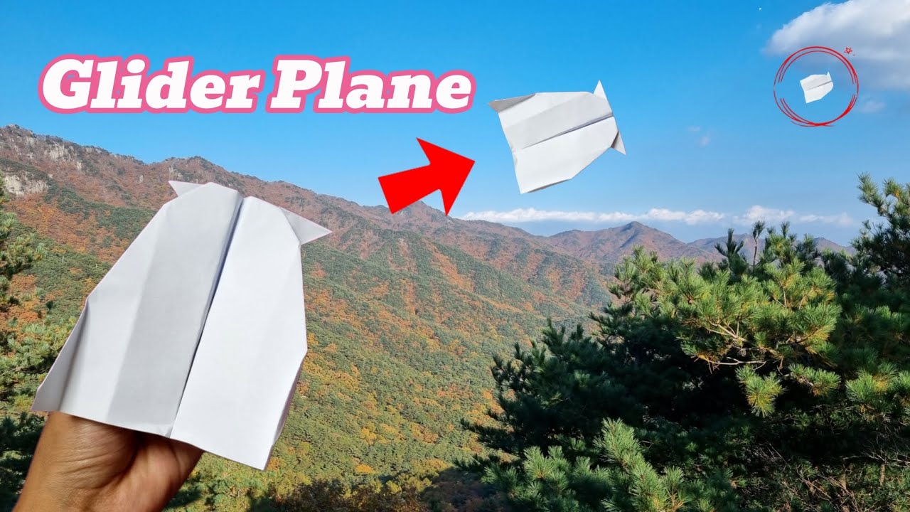 Test & Folding Paper Glider Plane That Flies So Far, 880 Way Building ...