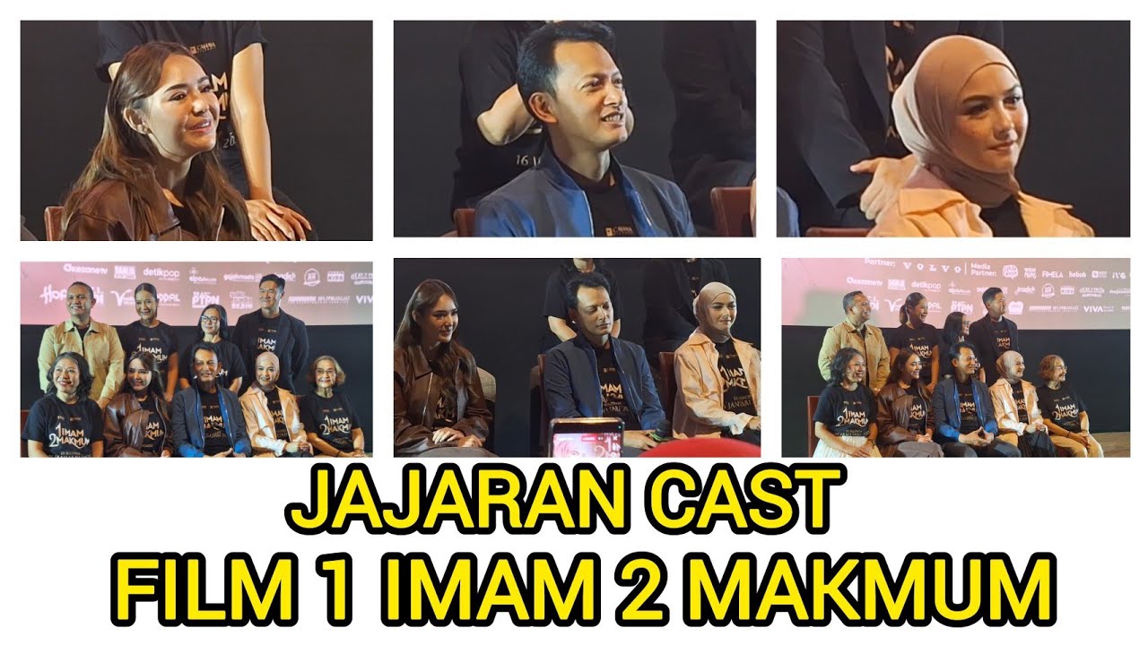 PRESS CONFERENCE FILM 1 IMAM 2 MAKMUM #video #1imam2makmum #movie #film ...