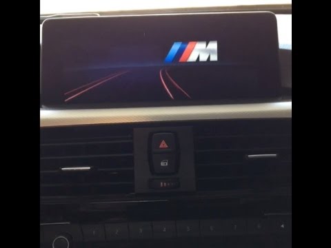 BMW 435i coded with M logo on Idrive screen - YouTube