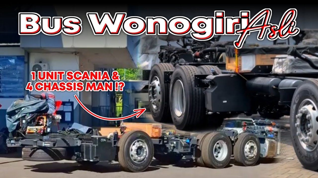5 CHASSIS TRONTON BUS MAHARDHIKA GEBRAKAN BARU PRIBUMI WONOGIRI - YouTube