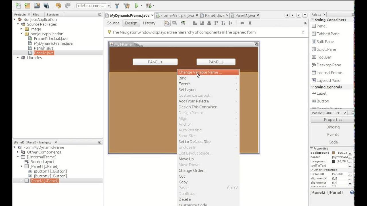 TUTO : How to create a dynamic panels in JInternalFrame | java ...