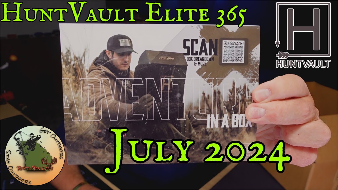 Huntvault Elite 365 July 2024 Unboxing - YouTube
