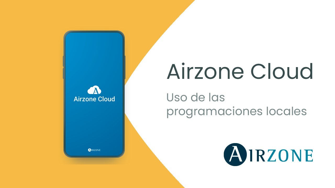 Airzone Cloud - Uso de las programaciones locales - YouTube