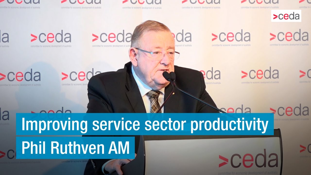 Improving service sector productivity - Phil Ruthven AM - YouTube