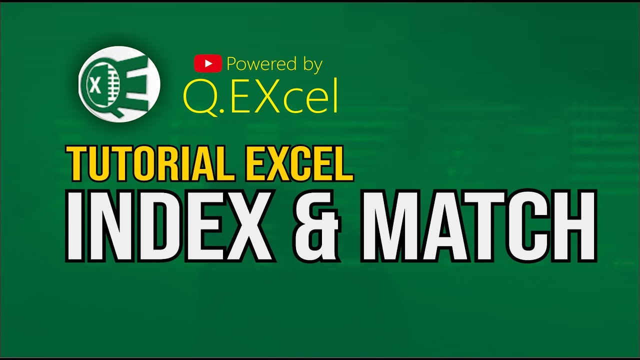Mudah Menggunakan Rumus INDEX dan MATCH di Excel - YouTube