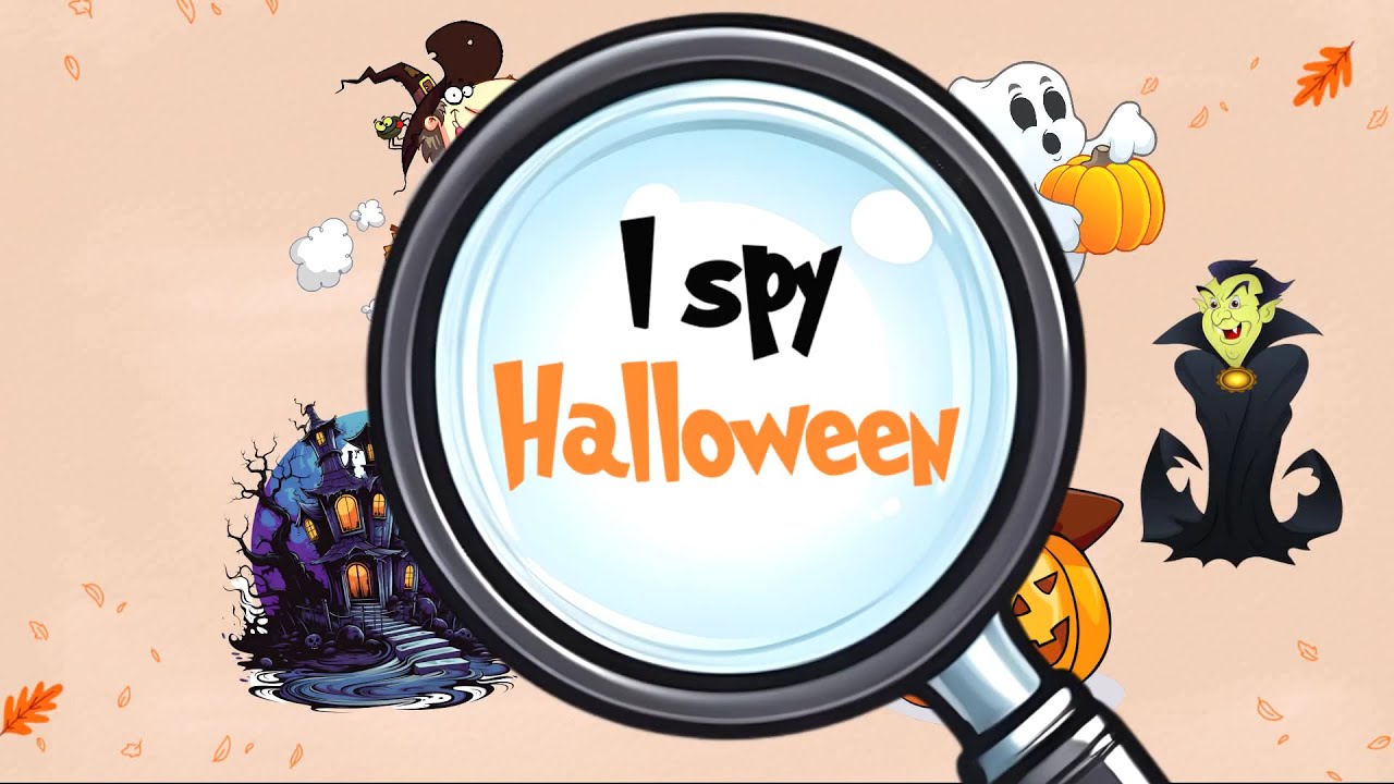 I Spy | Halloween Game | English Task - YouTube