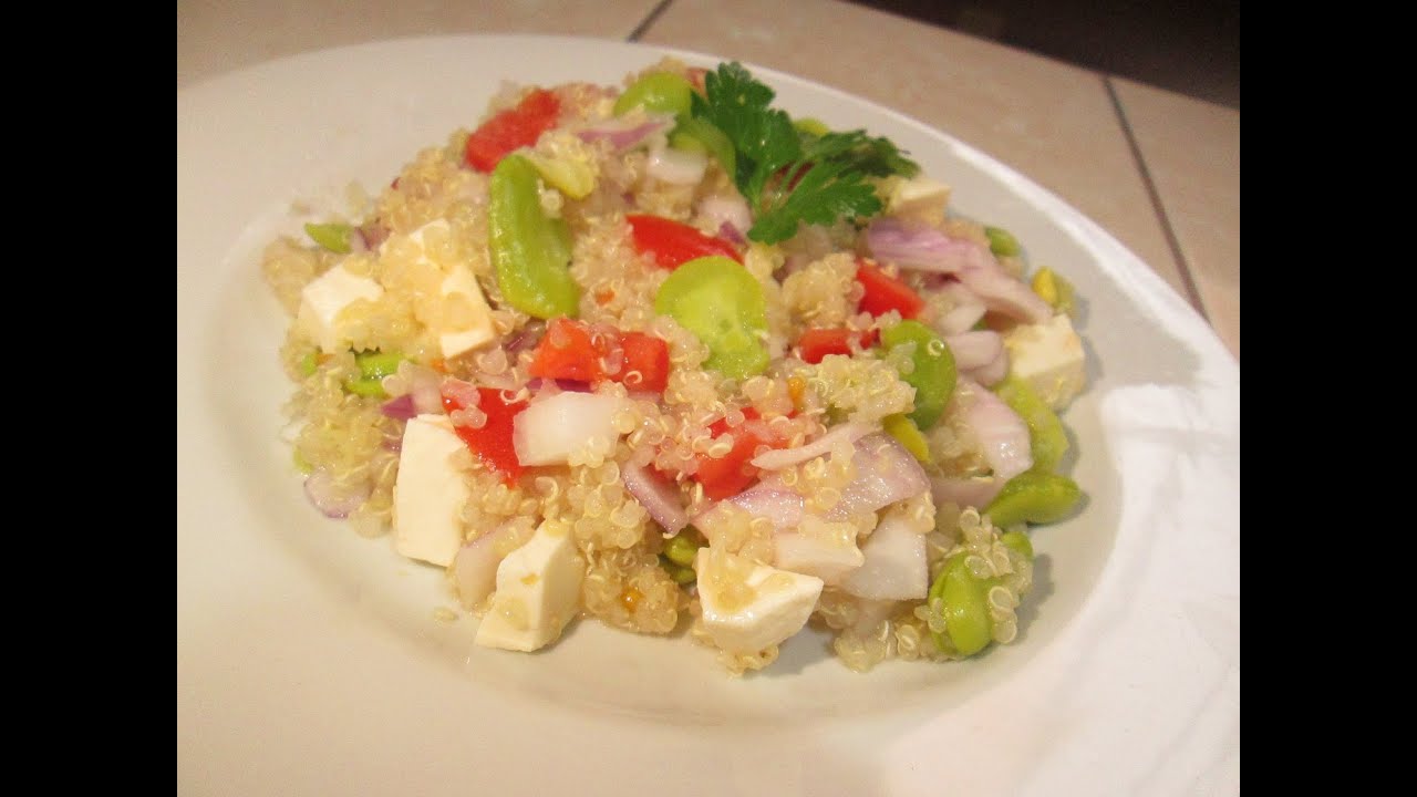 RECETA: Solterito de Quinua y Solterito Clasico - YouTube