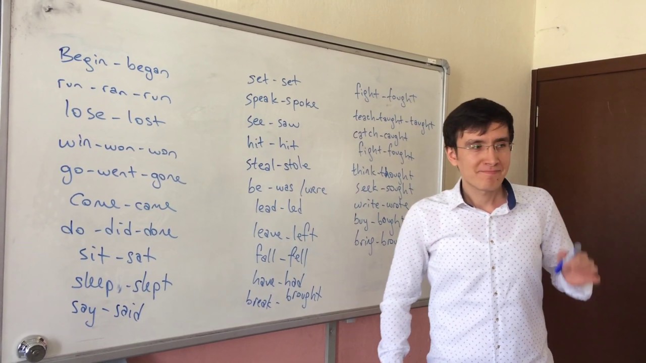 English Simple Past Tense Irregular Verbs Rap Song Easy ( İsm-i Rap ...