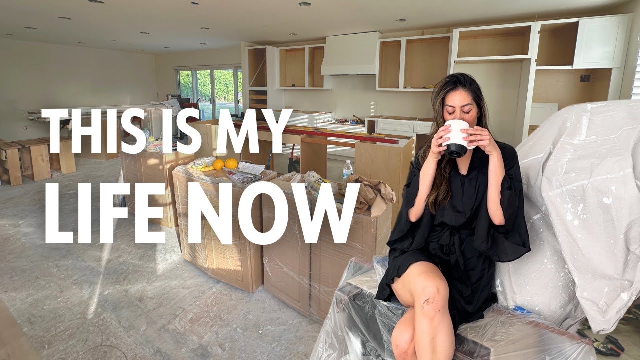 A Realistic Day in My Life Living Through Home Renovations - YouTube