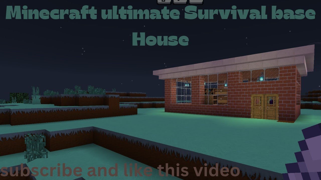 Minecraft Ultimate Survival base House Tetorial 🏠🏡🔥 - YouTube