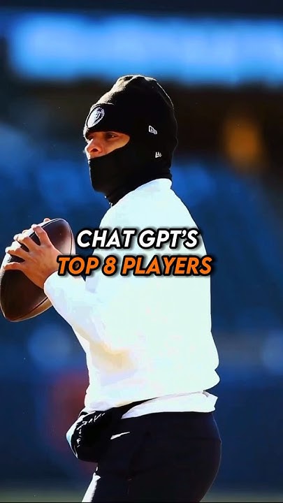 Chat GPT’s top 8 NFL players #viral #schooly #nfl #football #ssc #roadto1k #nflseason #chatgpt # ...