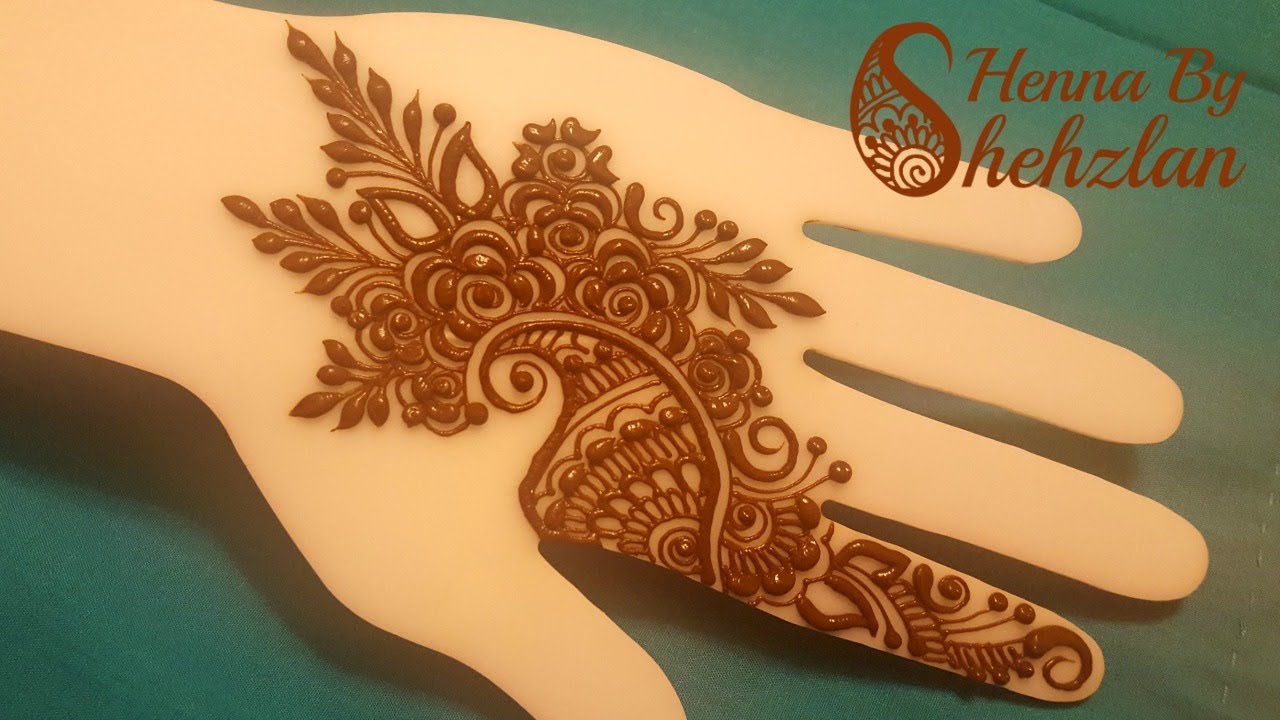 Henna By Shehzlan | How To Henna Tutorial #77 | Gulf Strip - YouTube