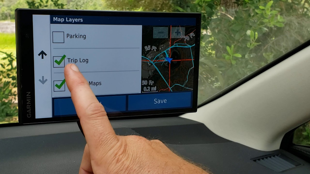 Garmin DriveTrack71 Trip Log - YouTube