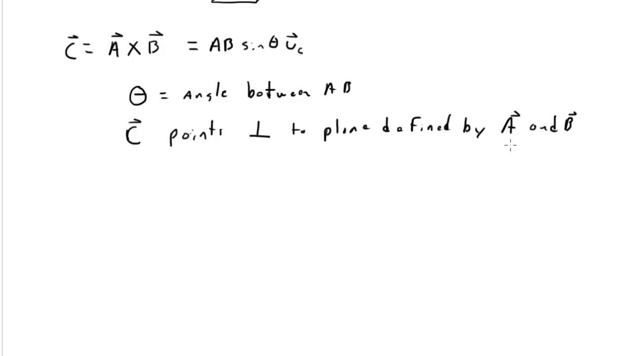 Scalar and Cross Product Formulations of Moment - YouTube