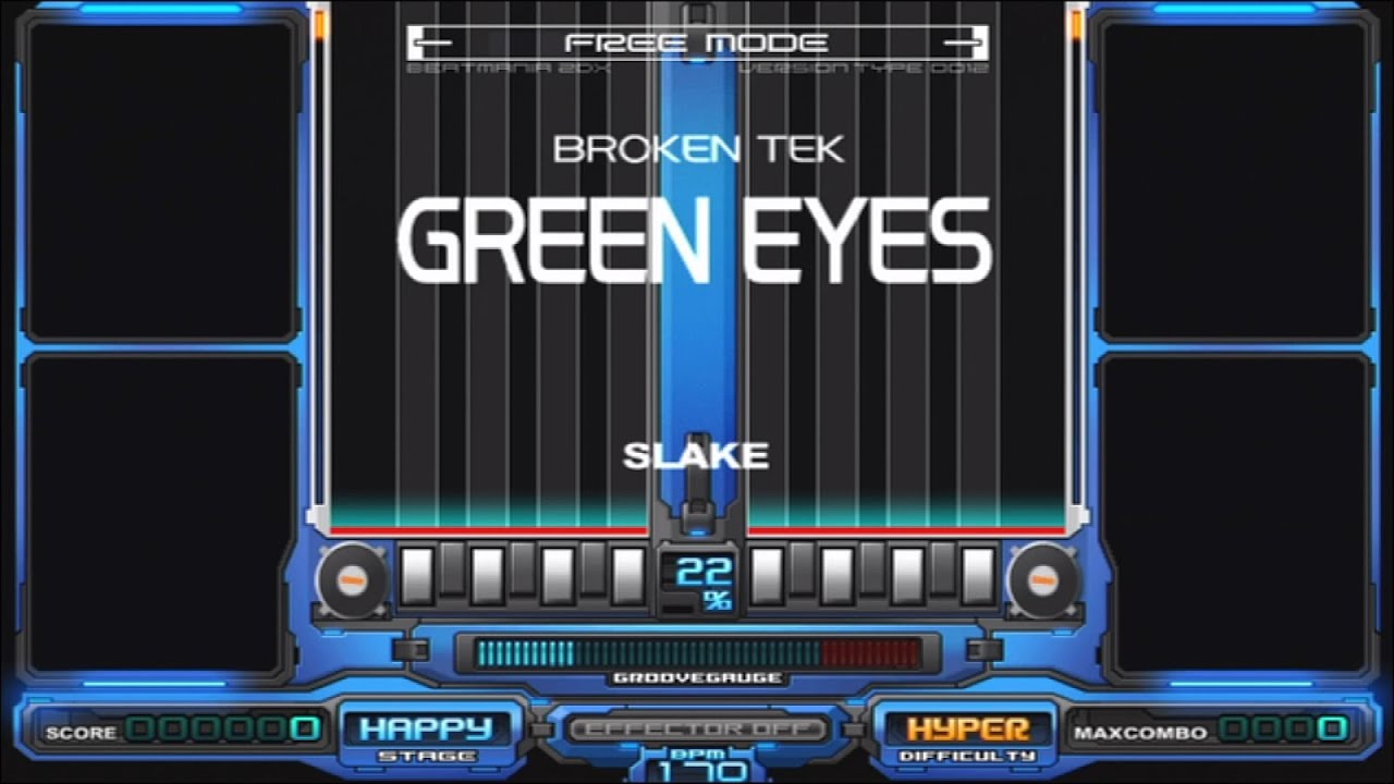 [60fps] GREEN EYES (DPH) / AutoPlay / SLAKE / CS beatmania IIDX 12 ...