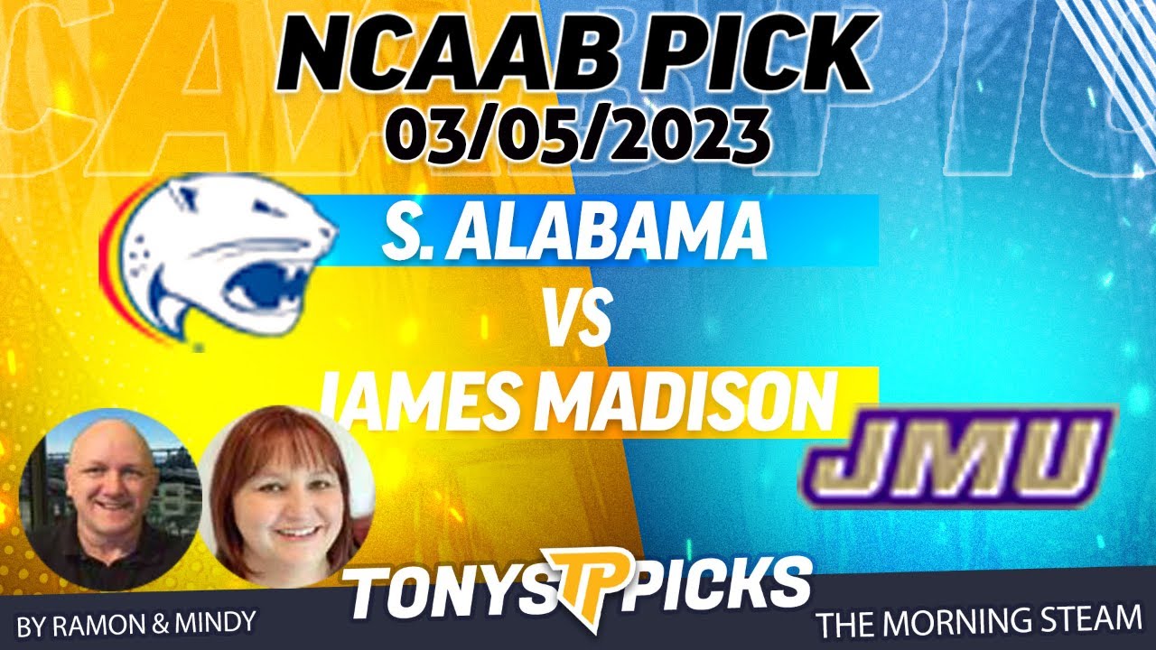 South Alabama vs James Madison 3/5/2023 FREE College Basketball Expert ...
