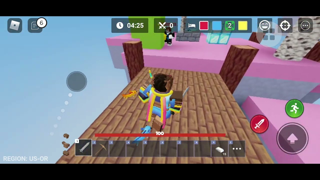 playing bedwar with my friend lucy please like and subscribe - YouTube