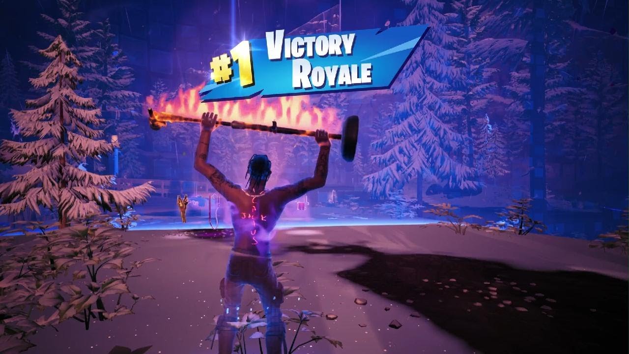 #1 *NEW* TRAVIS SCOTT SKIN IN FORTNITE PS5 + A VICTORY ROYALE WIN ...