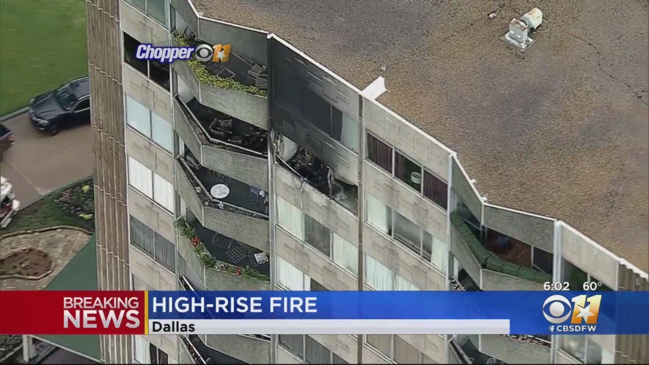 Dallas Firefighters Put Out 3-Alarm Fire At Terrace House High Rise ...